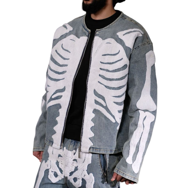 Vicious “Skeleton” Denim Jacket – Era Clothing Store