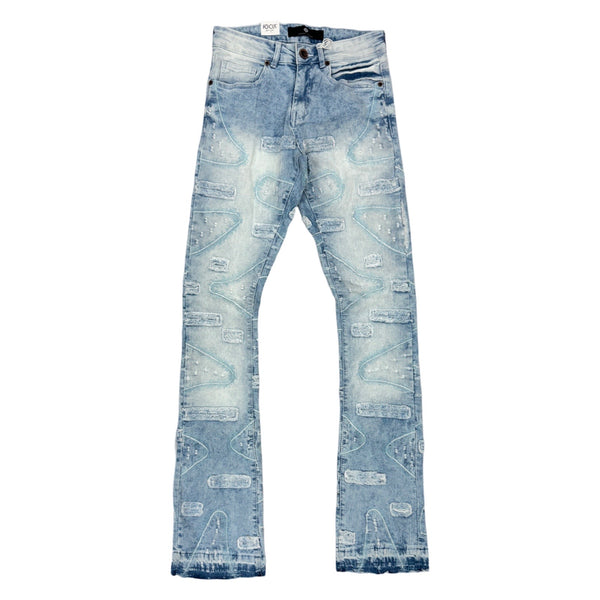 Focus Ice Blue City Stacked Jeans (5238) – Era Clothing Store