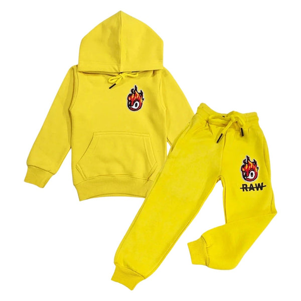 Kids Flame Yellow Set – Era Clothing Store