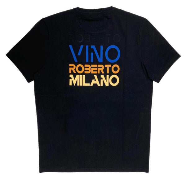 Roberto Vino Tech Milano Multi Tee (Black) – Era Clothing Store