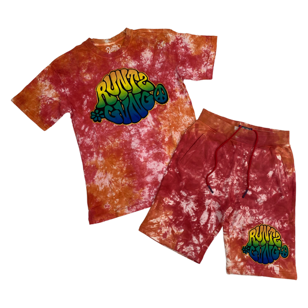 Runtz Font Logo Short Set (Red) – Era Clothing Store