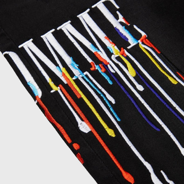 Homme Femme Letterman Drip Jeans (Black) – Era Clothing Store