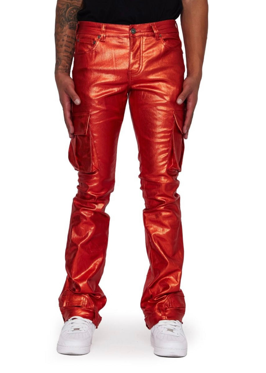 Valabasas “Van Gogh” Red Stacked Jeans – Era Clothing Store