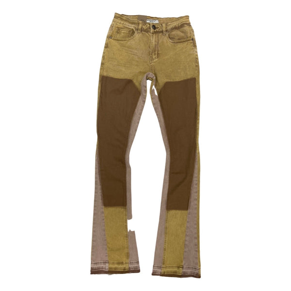 Reelistik Mustard Stacked Jeans (RST4146-3) – Era Clothing Store